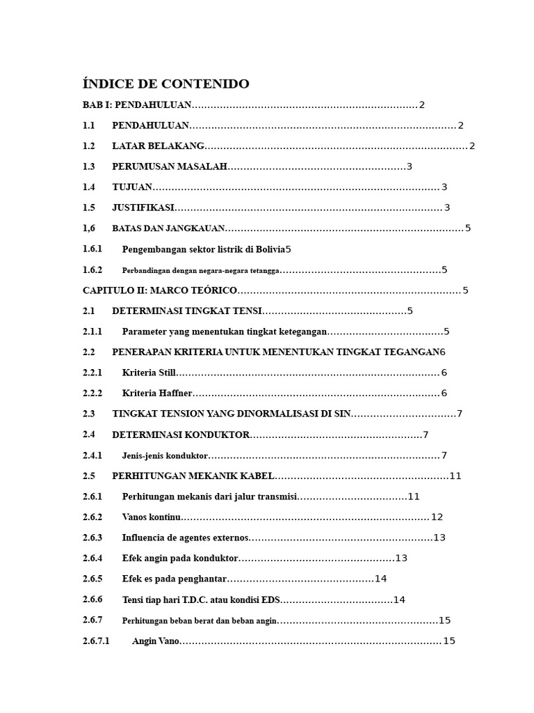 Perhitungan Mekanis Kabel Tegangan Tinggi | PDF