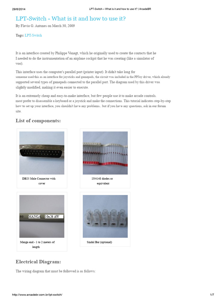 LPT-Switch – What It Is and How to Use It _ _ ArcadeBR | PDF ...