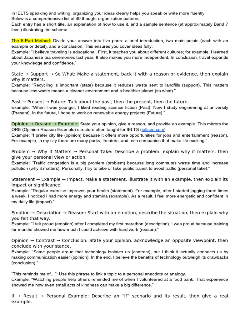 Organizing Ideas | PDF | Creativity | Reason