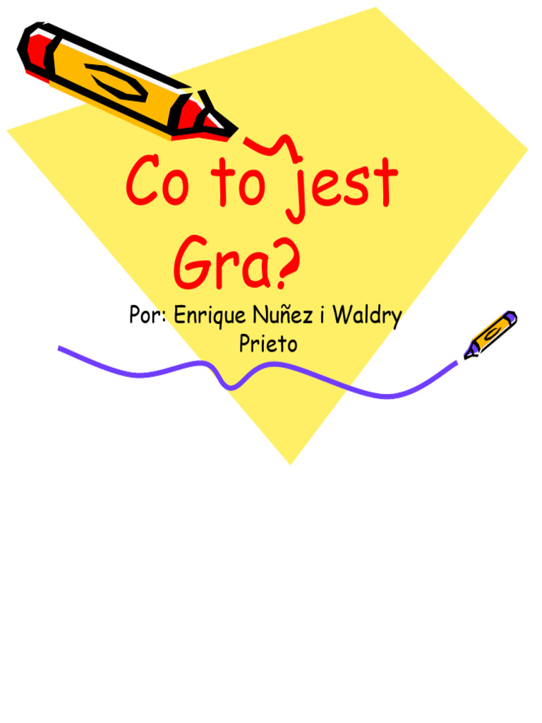 Czym Jest Gra? | PDF