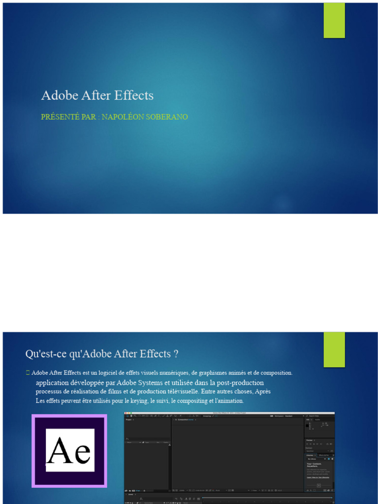 Introduction à Adobe After Effects | PDF