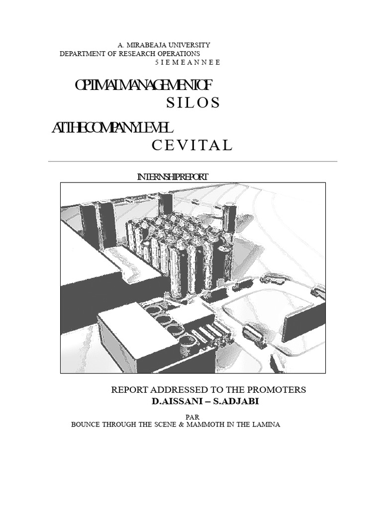 cevital_report.pdf | PDF | Vegetable Oil | Reliability Engineering