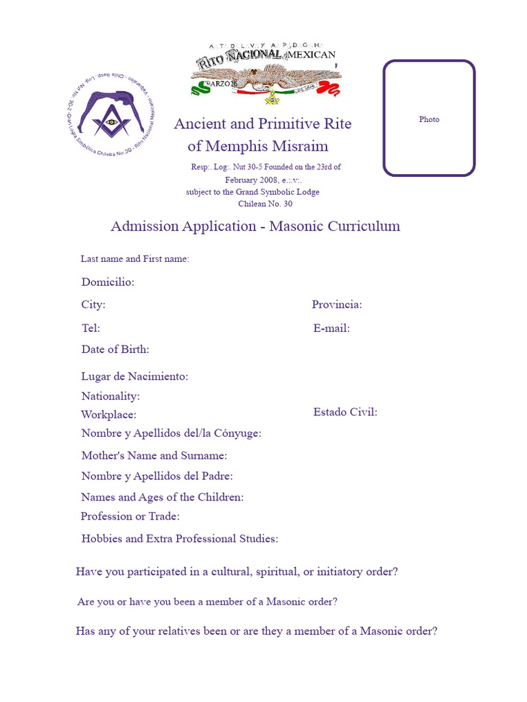 Ancient and Primitive Rite of Memphis Misraim | PDF | Freemasonry ...