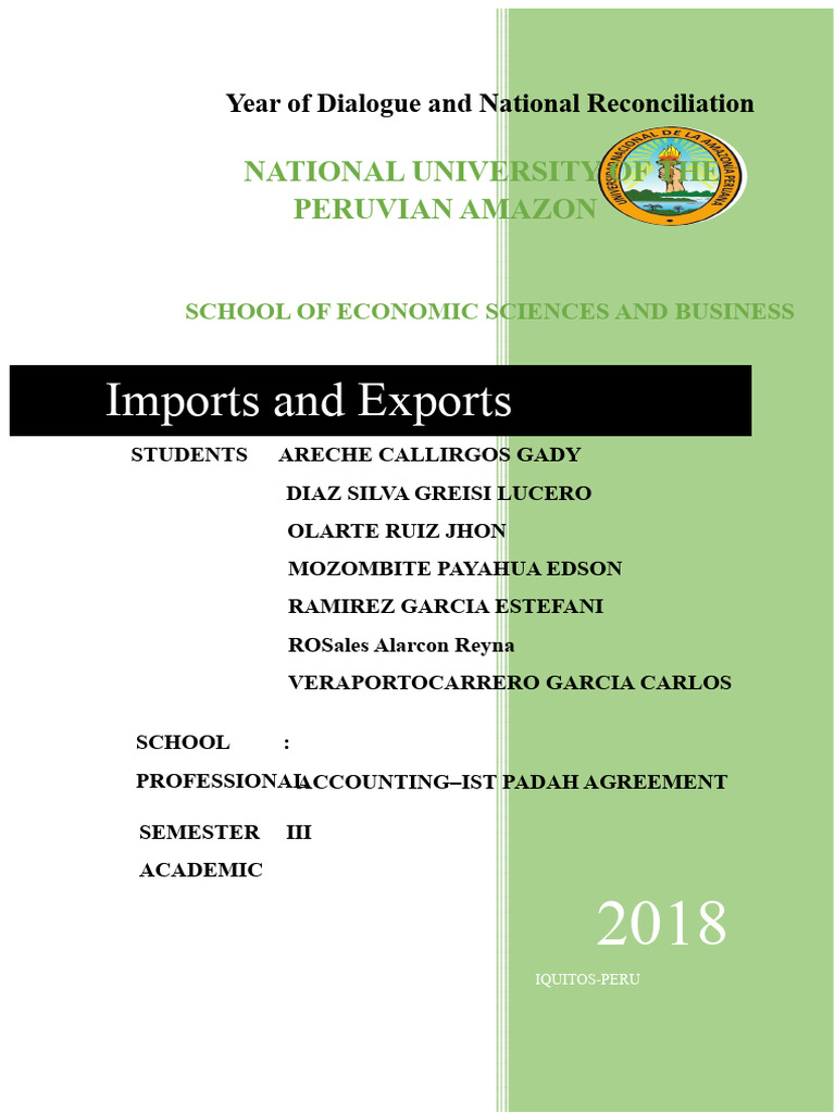 Monograph On Imports and Exports | PDF | Taxes | Customs