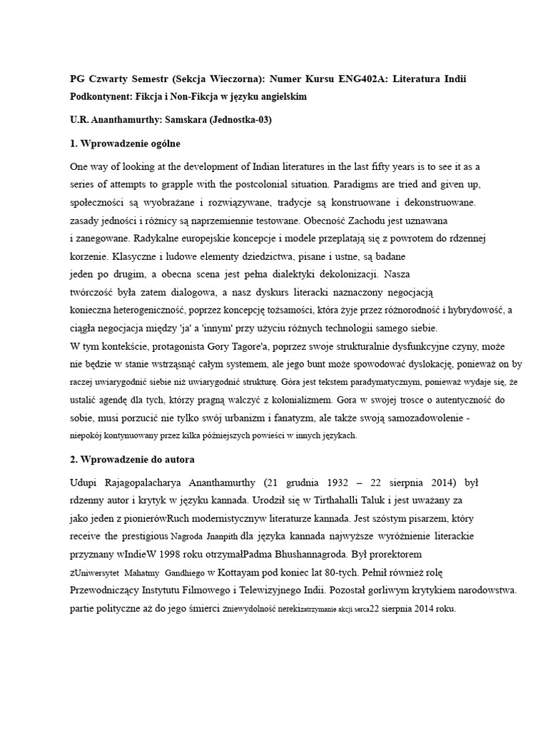 Samskara PDF | PDF