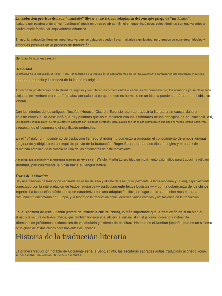 Traducción | PDF | Traducciones | Palabra