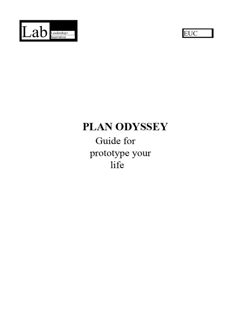 ODYSSEY PLAN | PDF | Psychological Concepts