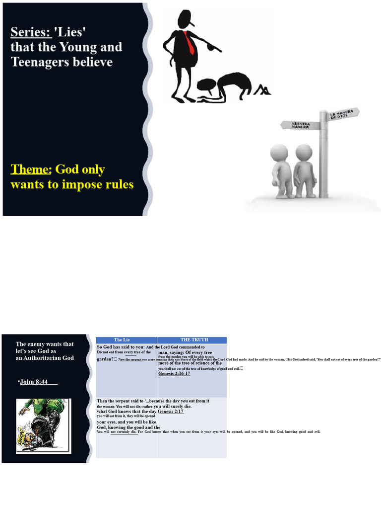 God Just Wants To Impose Rules. | PDF | Serpents In The Bible | God