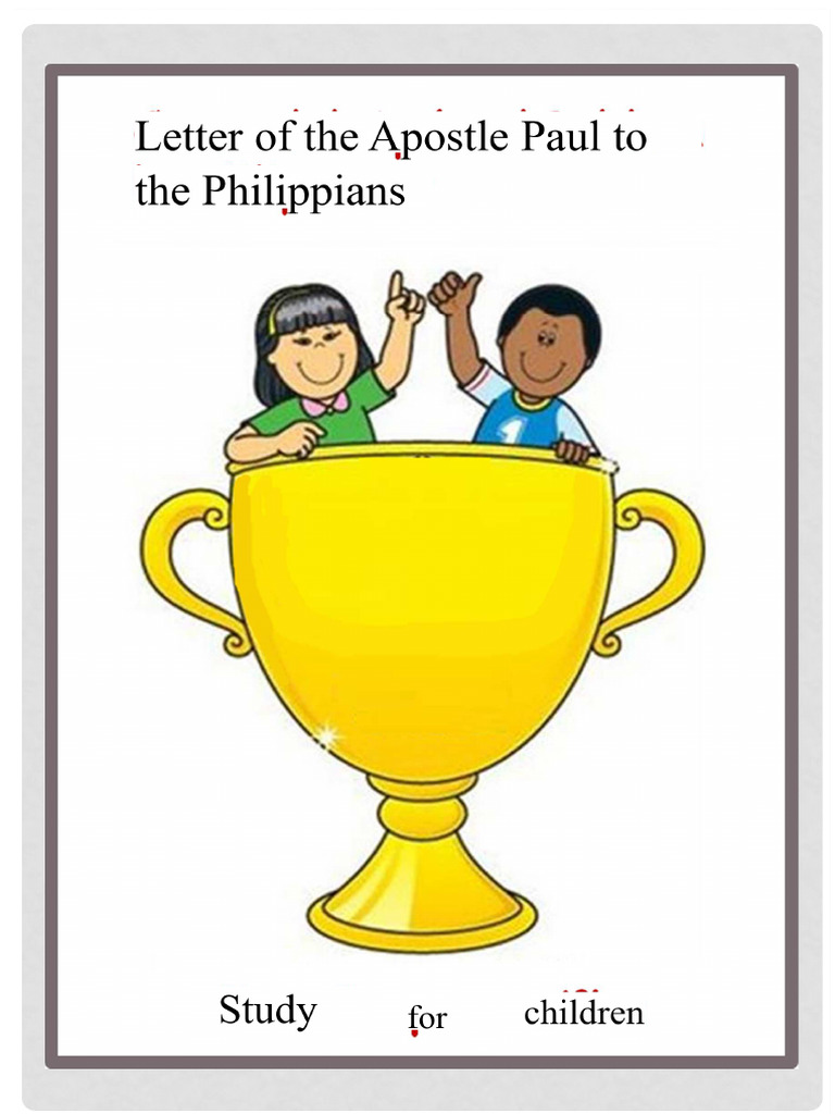 Letter of the Apostle Paul to the Philippians - Study for Children ...