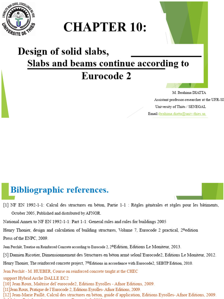 Eurocode 2: Solid Slabs Design Guide | PDF | Beam (Structure ...