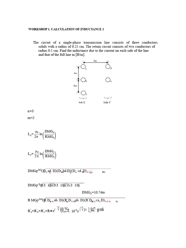 Workshop 1 | PDF | Inductance | Power (Physics)