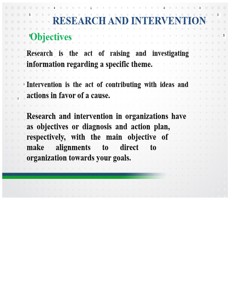 Research and Intervention in Organizations | PDF | Information ...