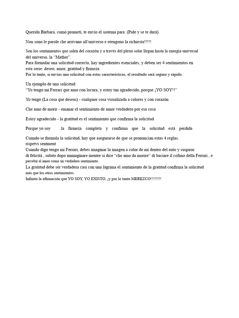 Pide y se te dará (Barbara) | PDF