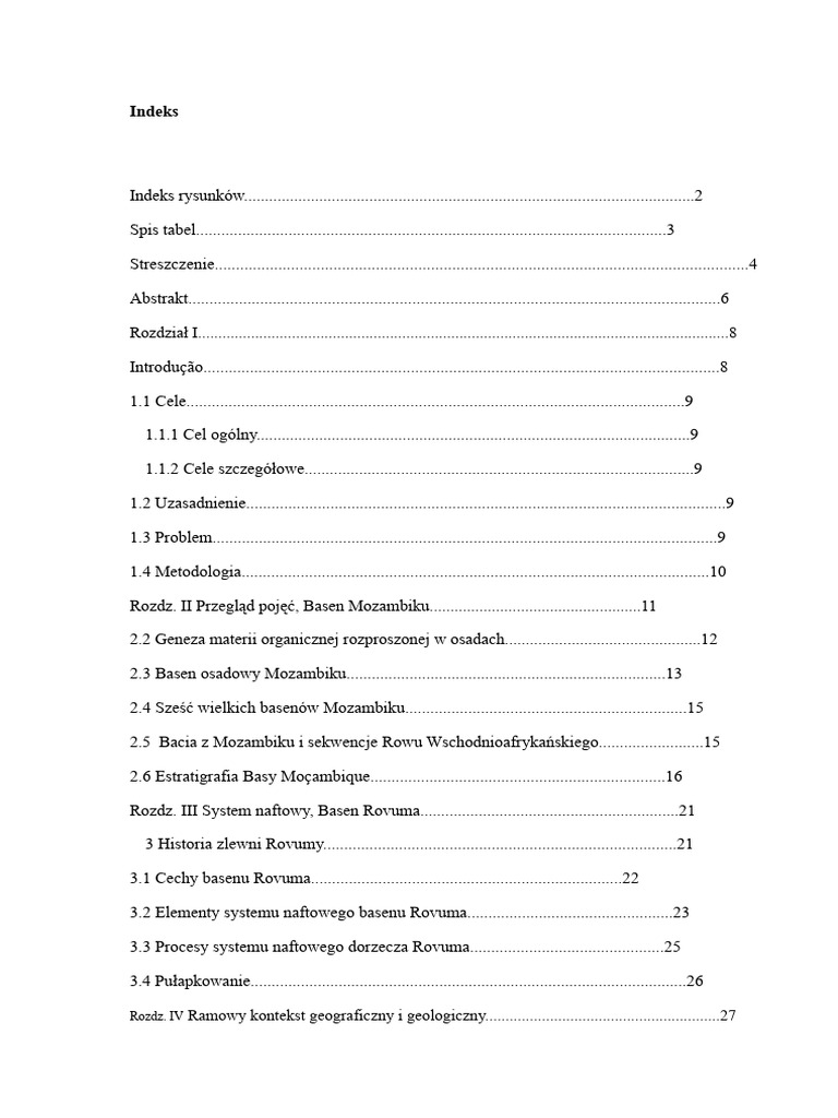 Rovuma 1 | PDF