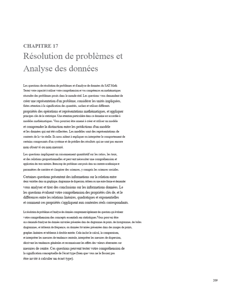 Résolution de problèmes et analyse SAT Math | PDF | Mathématiques