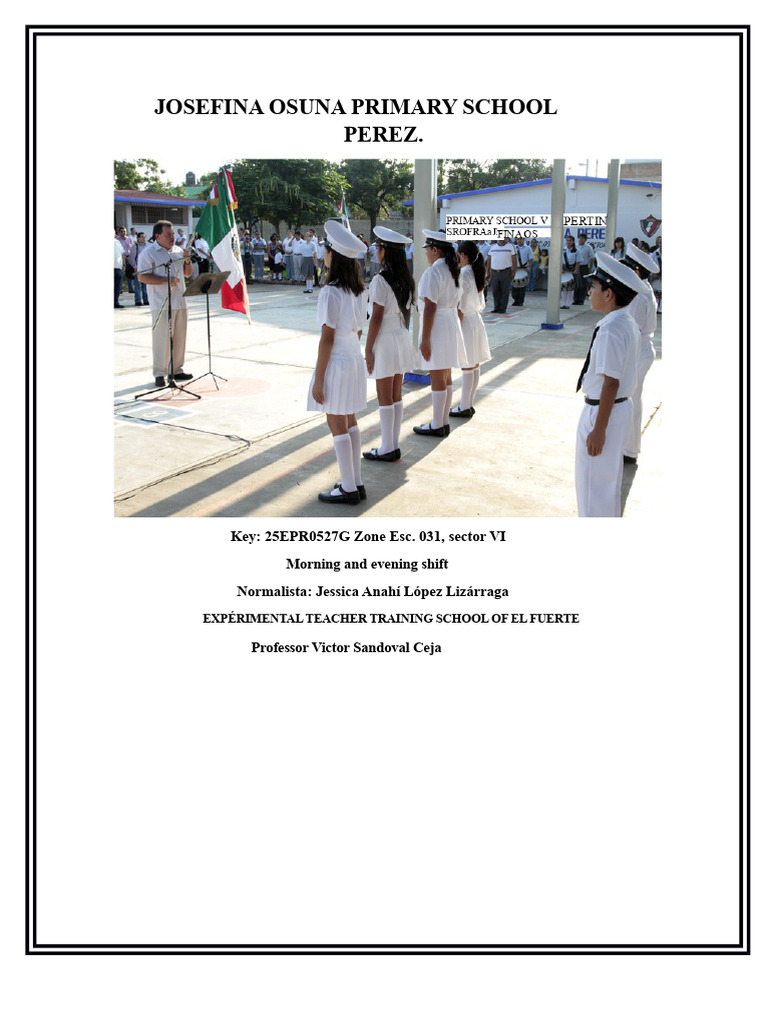 Josefina Osuna Perez Primary School | PDF | Learning | Family