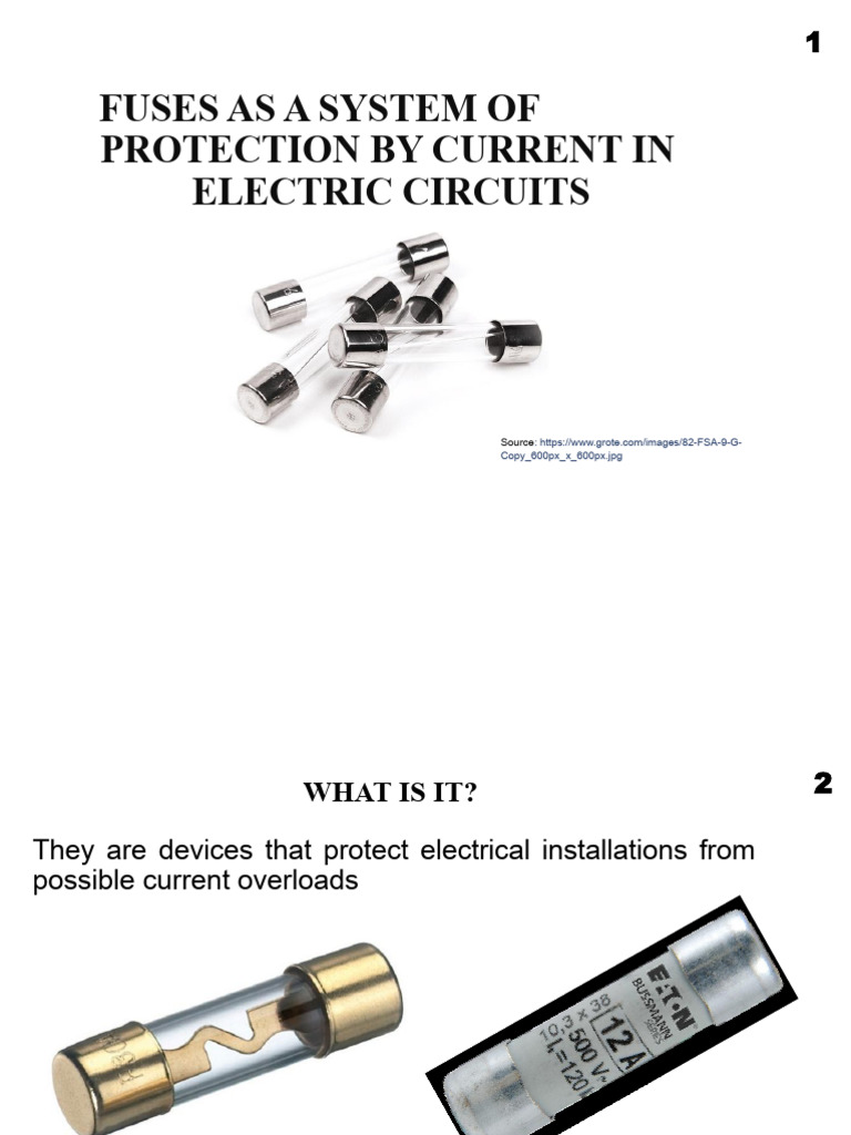 Types of Fuses and Their Application | PDF | Fuse (Electrical ...