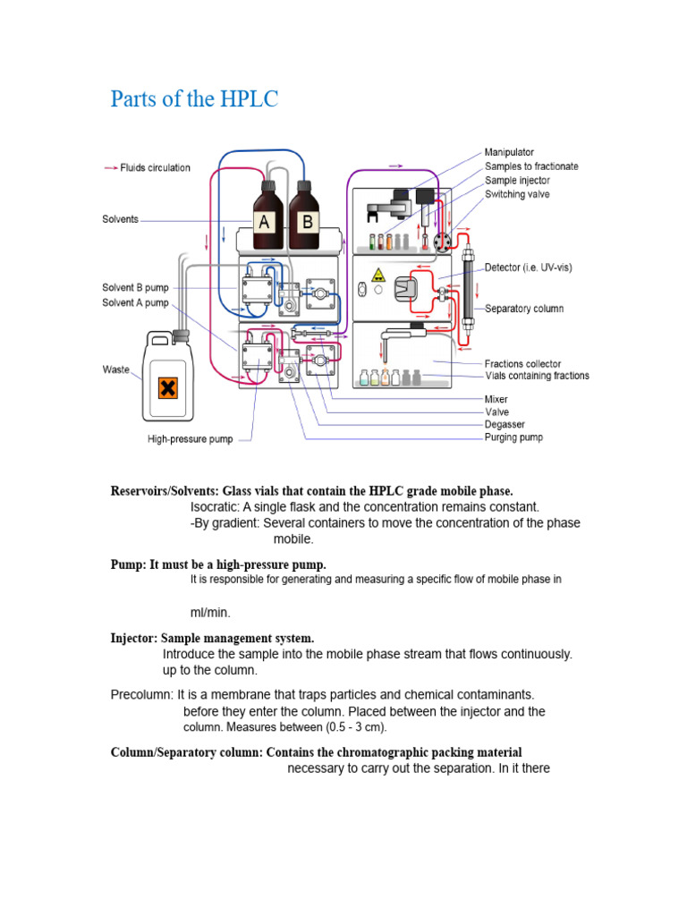 Components of HPLC Explained | PDF | High Performance Liquid ...