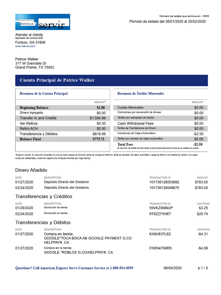 American Express | PDF | American Express | Servicios (economía)