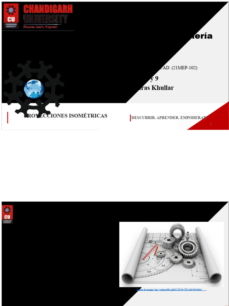 Proyecciones Isométricas en CAD | PDF | Geometría | Dibujo técnico