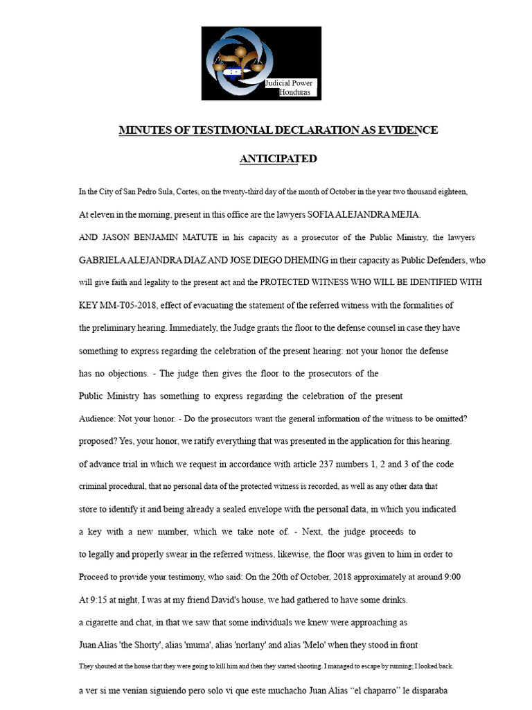 Witness Protection Declaration Act | PDF | Witness | Prosecutor