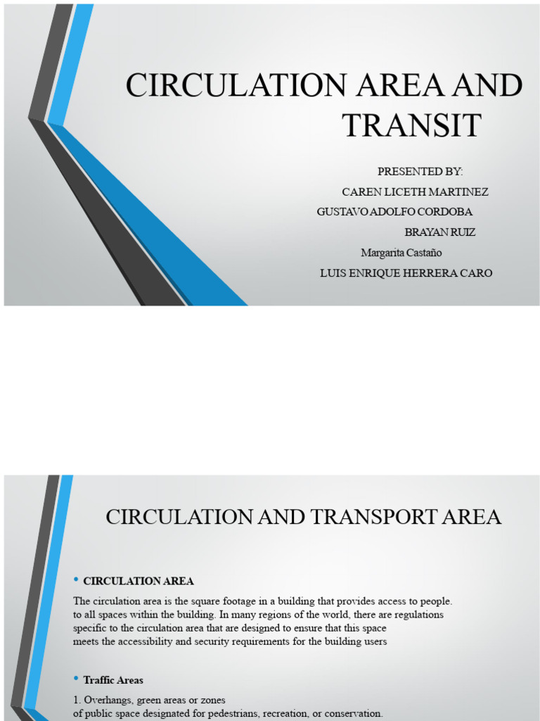 Circulation and Transit Area Guidelines | PDF | Traffic | Transport