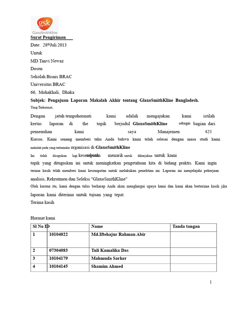 Proses Rekrutmen dan Seleksi untuk GSK | PDF