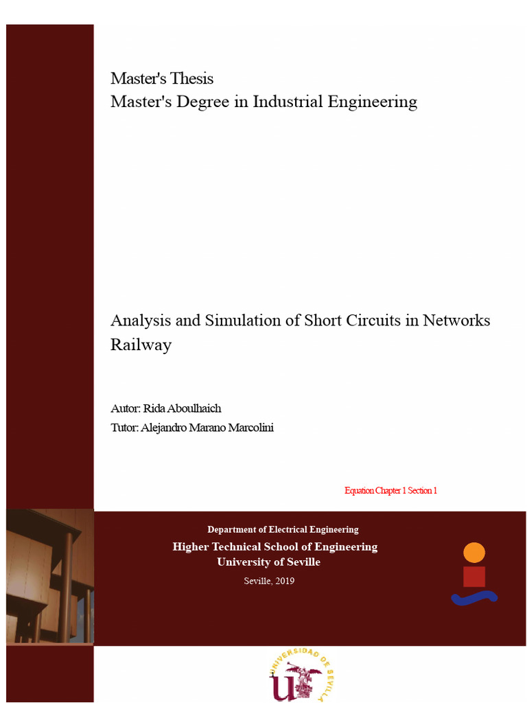 Short Circuit Analysis in Railway Networks | PDF | Electric Current ...