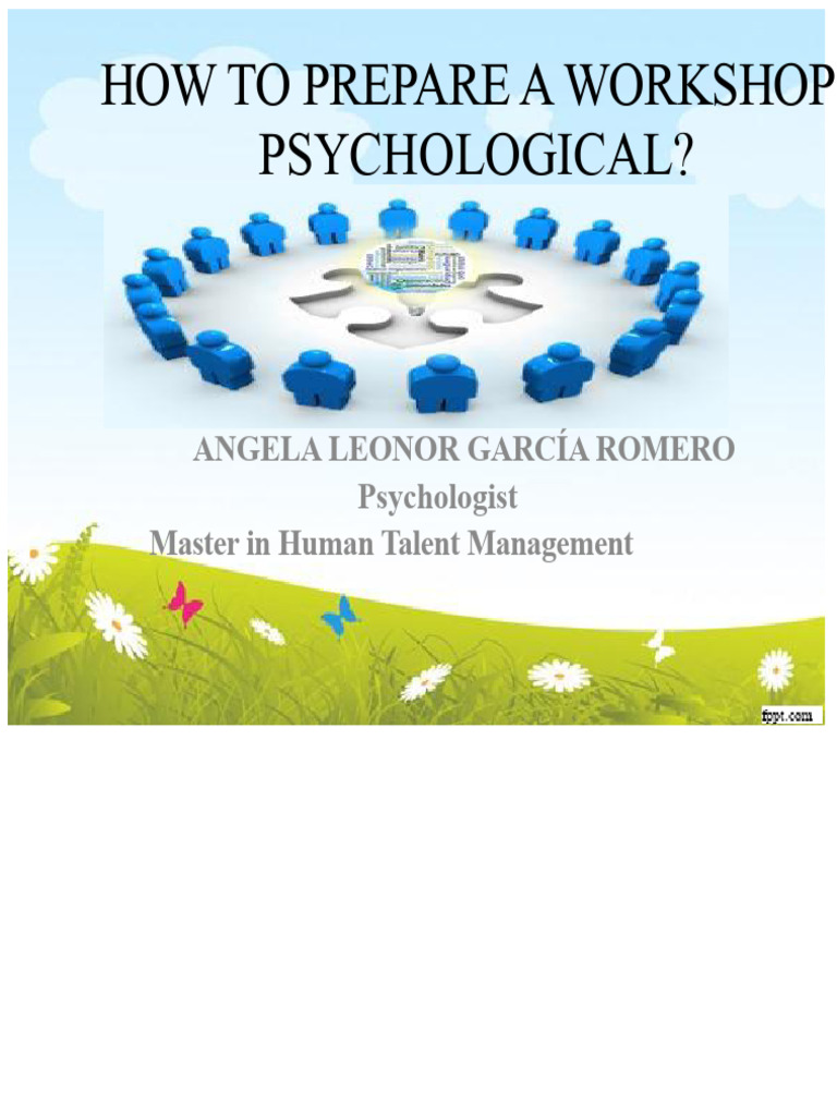 Workshop Preparation Guide for Psychologists | PDF