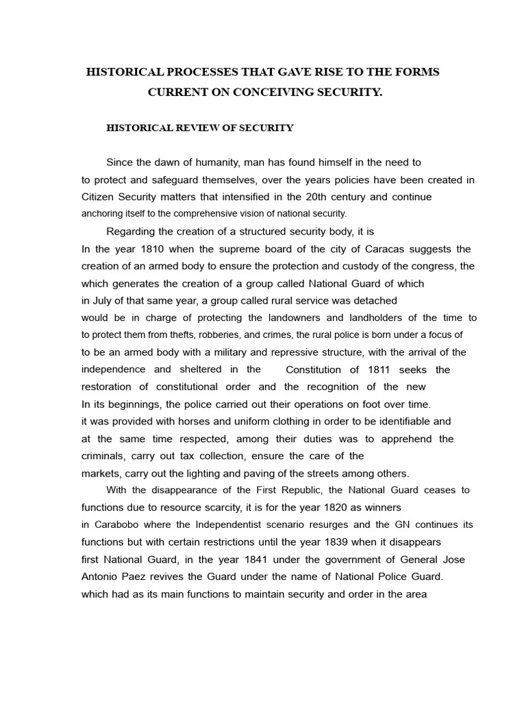 Evolution of Security Forces in Venezuela | PDF | Hugo Chávez