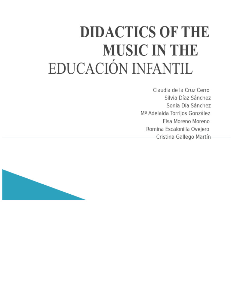 Music Education Methods for Children | PDF | Rhythm | Pedagogy