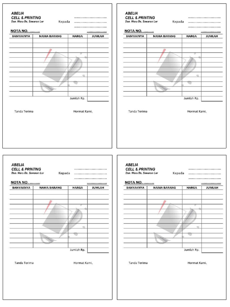 Nota Print Abelia | PDF