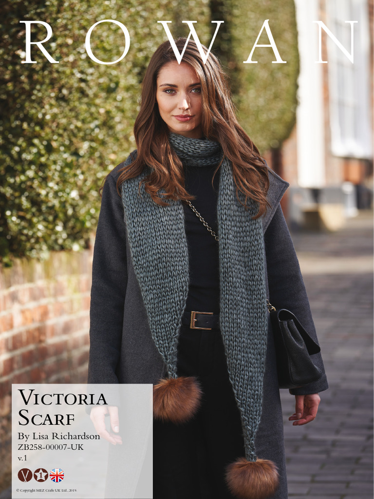 Rowan - Victoria Scarf by Lisa Richardson in Sultano (Downloadable PDF ...