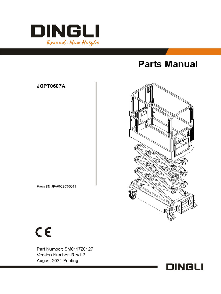 JCPT0607A 备件手册 英文 （SM011720127 - Rev1.3） | PDF | Valve | Manufactured Goods
