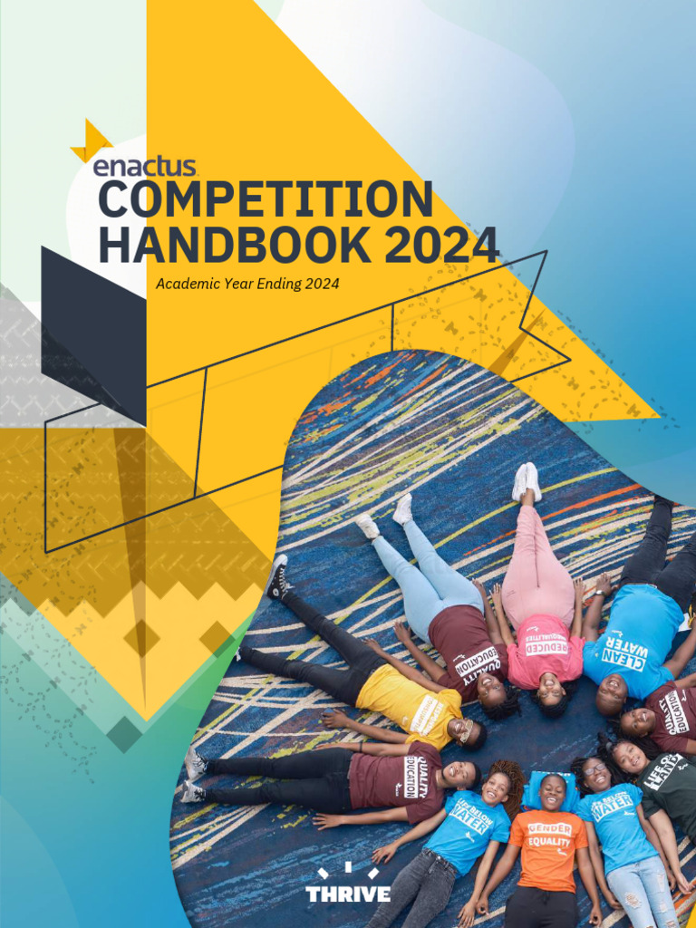Enactus Competition Handbook 2024 | PDF | Entrepreneurship | Sustainability