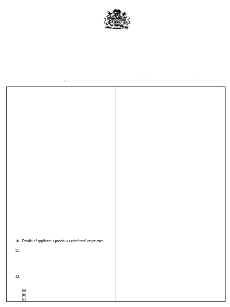 Form_3_Lease_Application_For_Agricultural_Land_ | PDF | Property Law