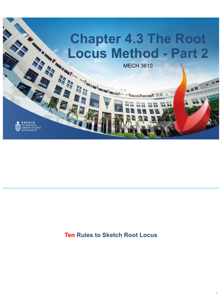 Chapter 4.3 The Root Locus Method_Part2_V3 | PDF | Infinity | Zero Of A Function