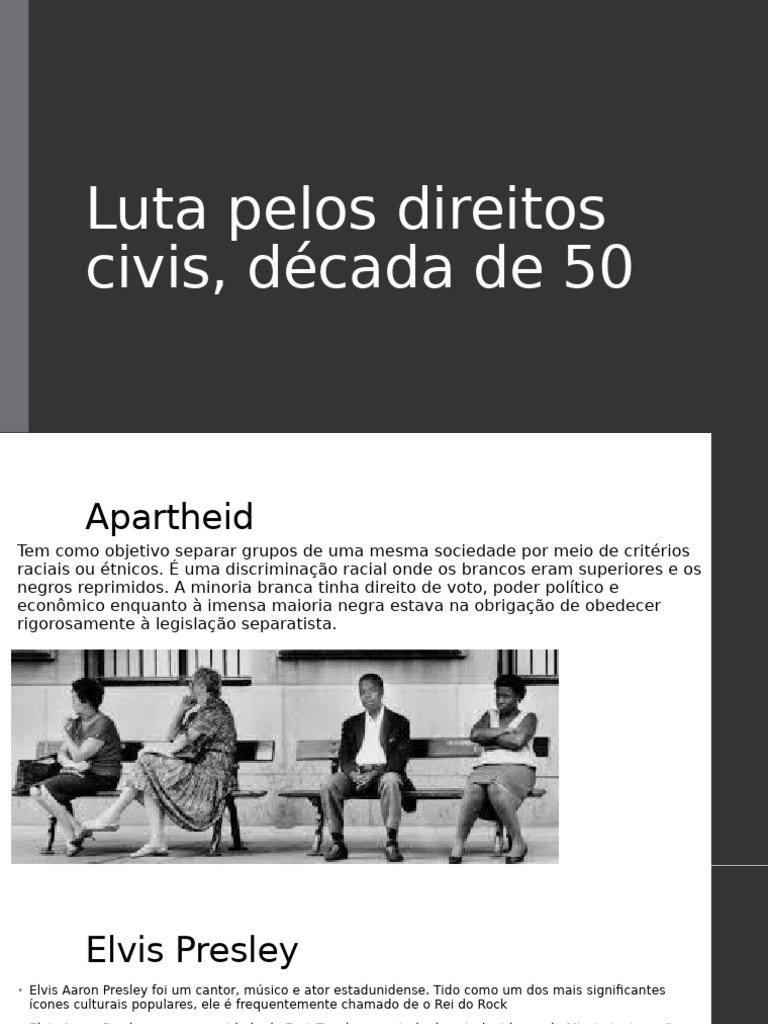 Luta Pelos Direitos Nos EUA Da Década de 1950 | PDF | Malcolm X ...