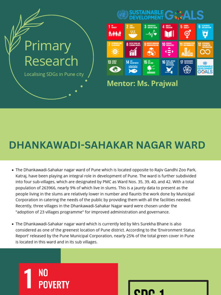 Copy of Sdg Report Ppt | PDF | Sustainability | Economy And The Environment