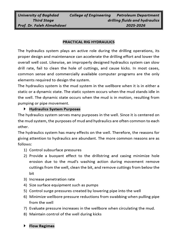 Drilling Fluid 8 | PDF | Fluid Dynamics | Laminar Flow