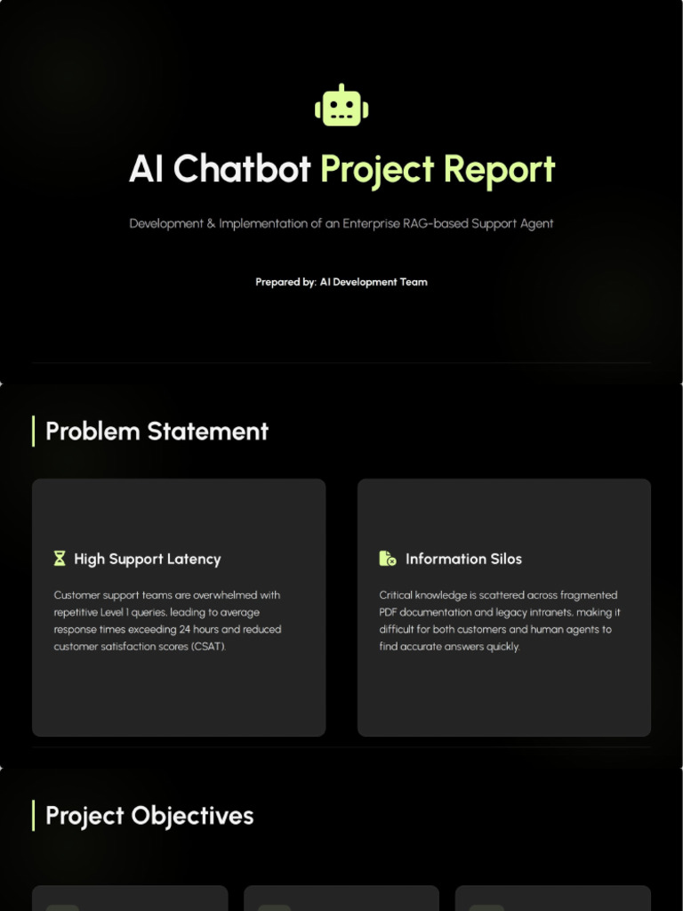 AI Chatbot Project Report | PDF
