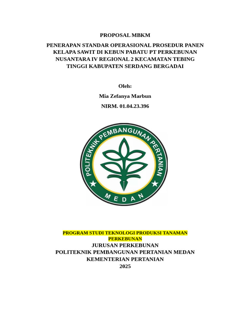 Proposal laporan | PDF