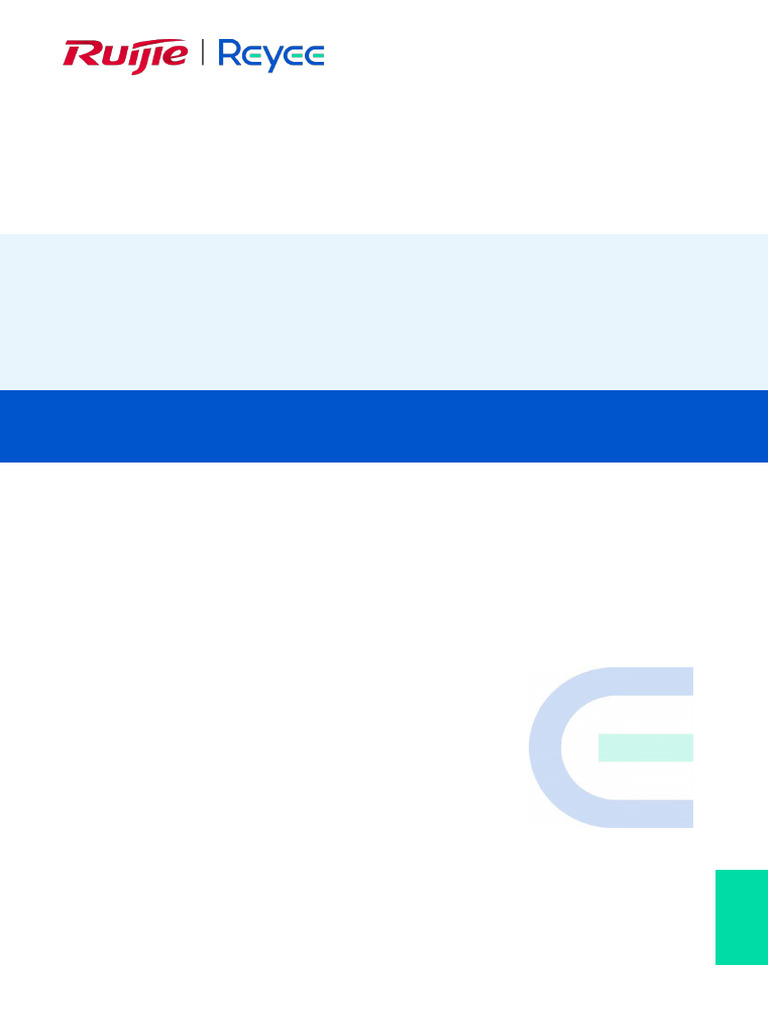 Ruijie Reyee App Implementation Cookbook Release 7.x (V1.0) | PDF | Virtual Private Network ...
