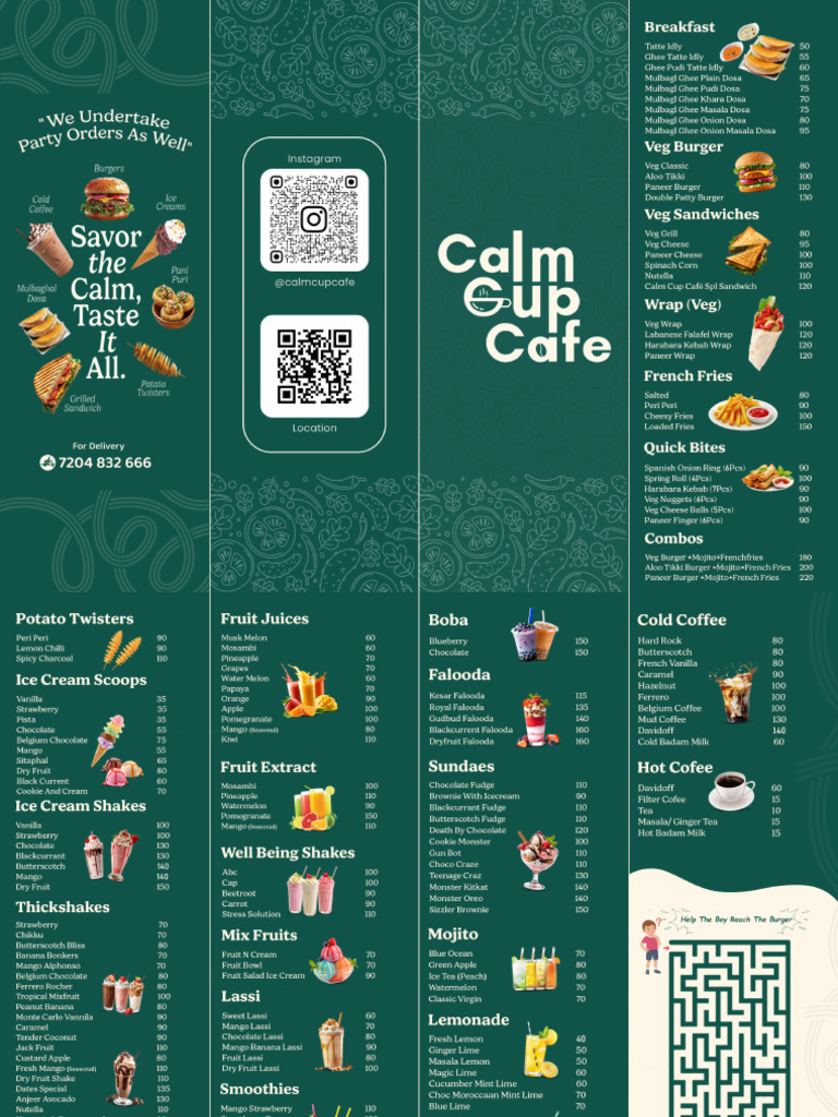4 Fold Menu | PDF