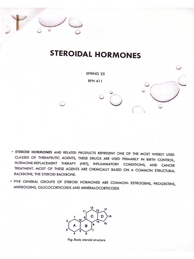 Steroidal Hormone | PDF