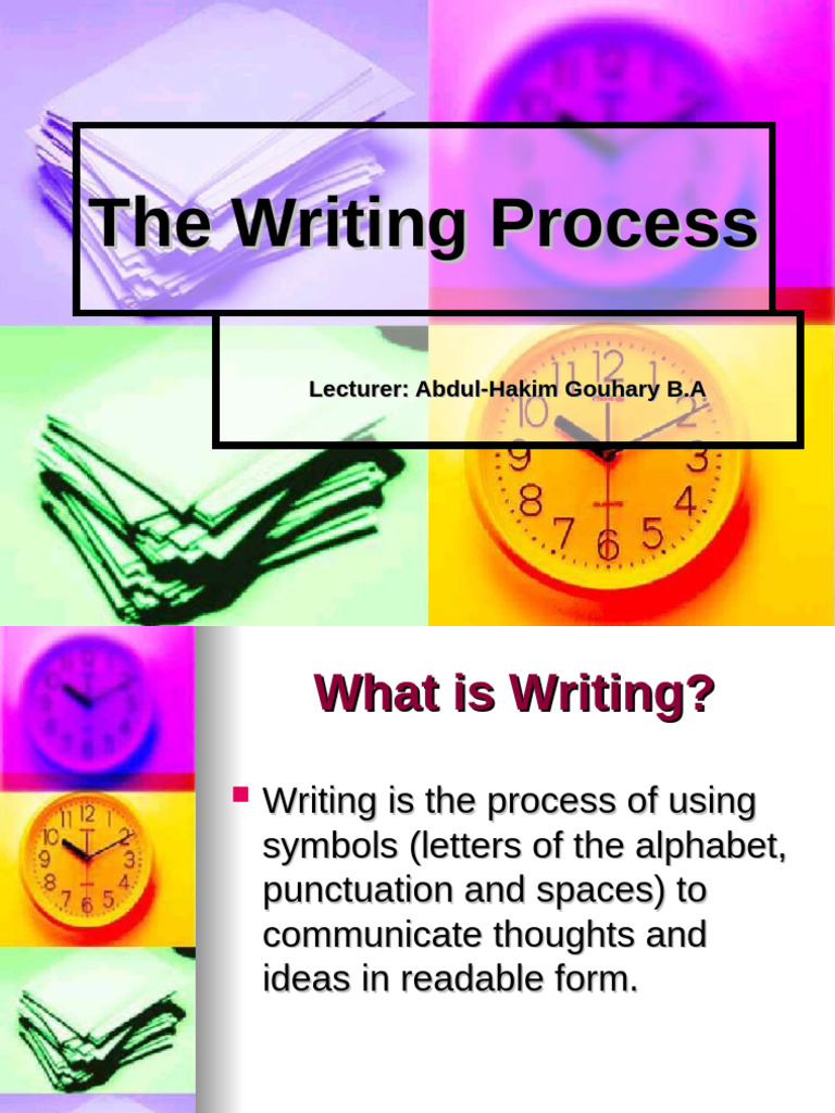 The Writing Process | PDF | Essays | Human Communication