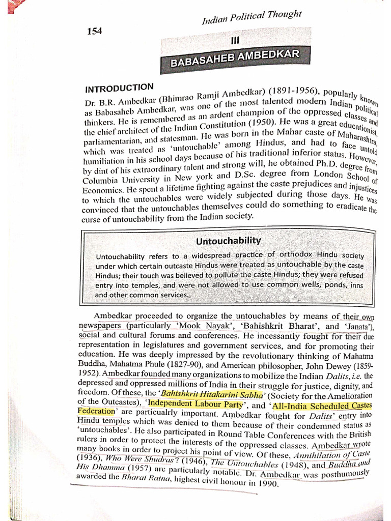 Module 7 - Ambedkar | PDF