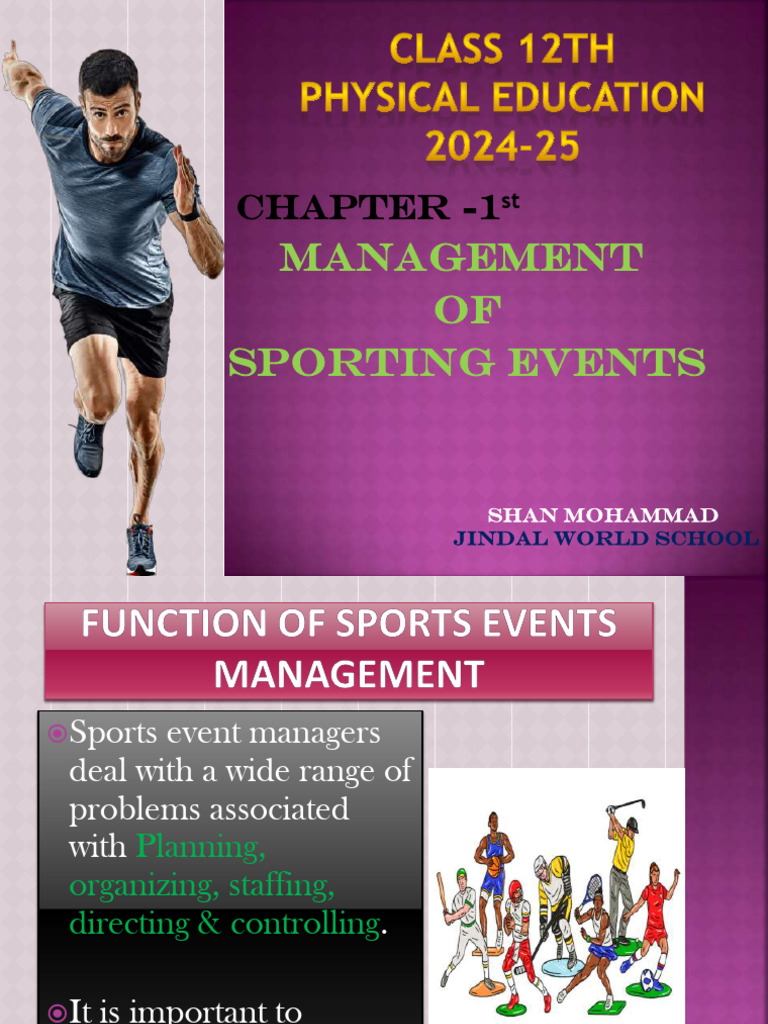 Class 12th Chapter 1st | PDF | Tournament | Sports