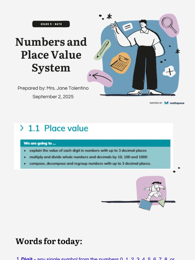1.1 Numbers and Place Value System | PDF
