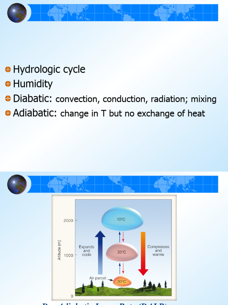 Atmospheric Stability and Lapse Rates | PDF | Climate | Meteorology